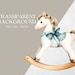 Rocking Horse Clipart, SINGLE IMAGE, Baby Shower Clip Art, Vintage Toy ...