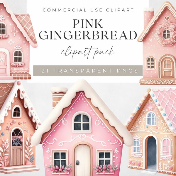 Pastel Gingerbread House - Etsy