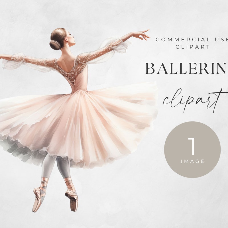 Ballerina Clipart - Etsy