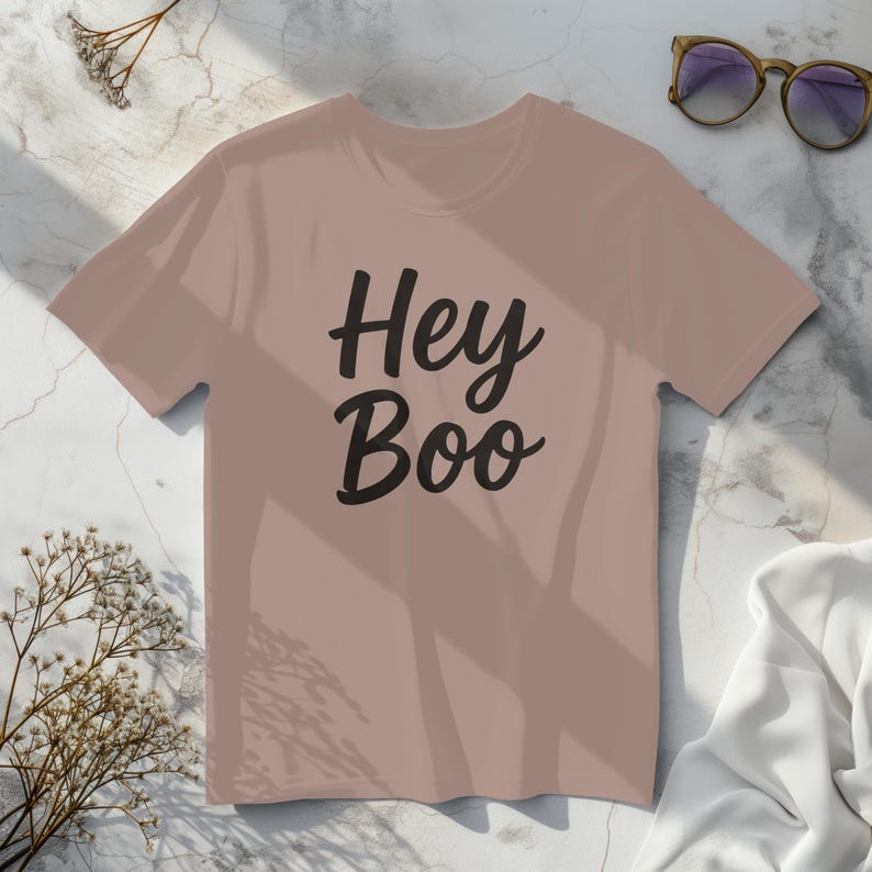 Hey Boo Halloween Clipart: PNG, SVG, Commercial Use (digital Download ...