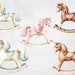 Rocking Horse Clipart, New Baby Clip Art, Boy Girl Neutral Horses Pngs ...