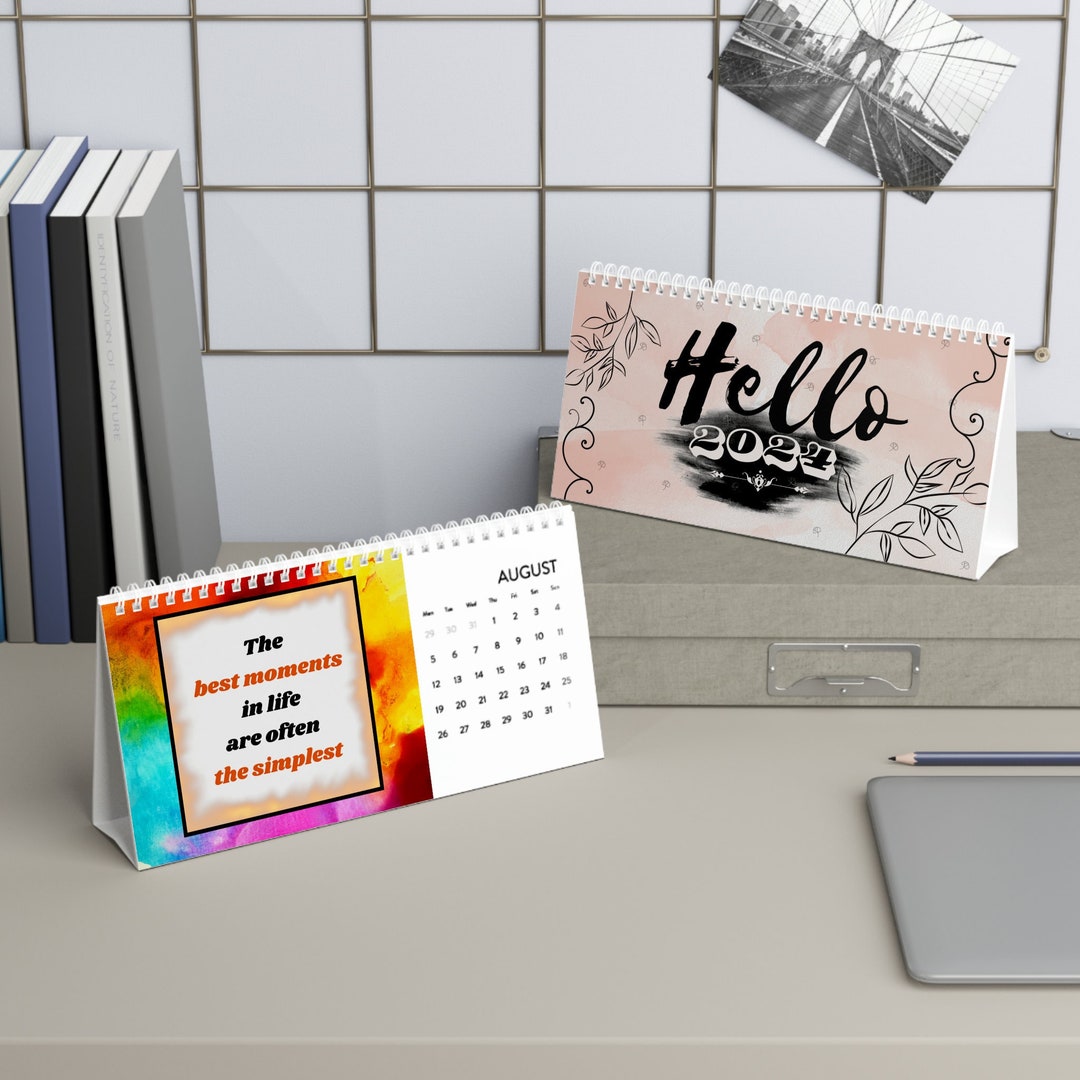 2024 Desk Calendar for Home Office Calendar 2024 Gift for Family ...