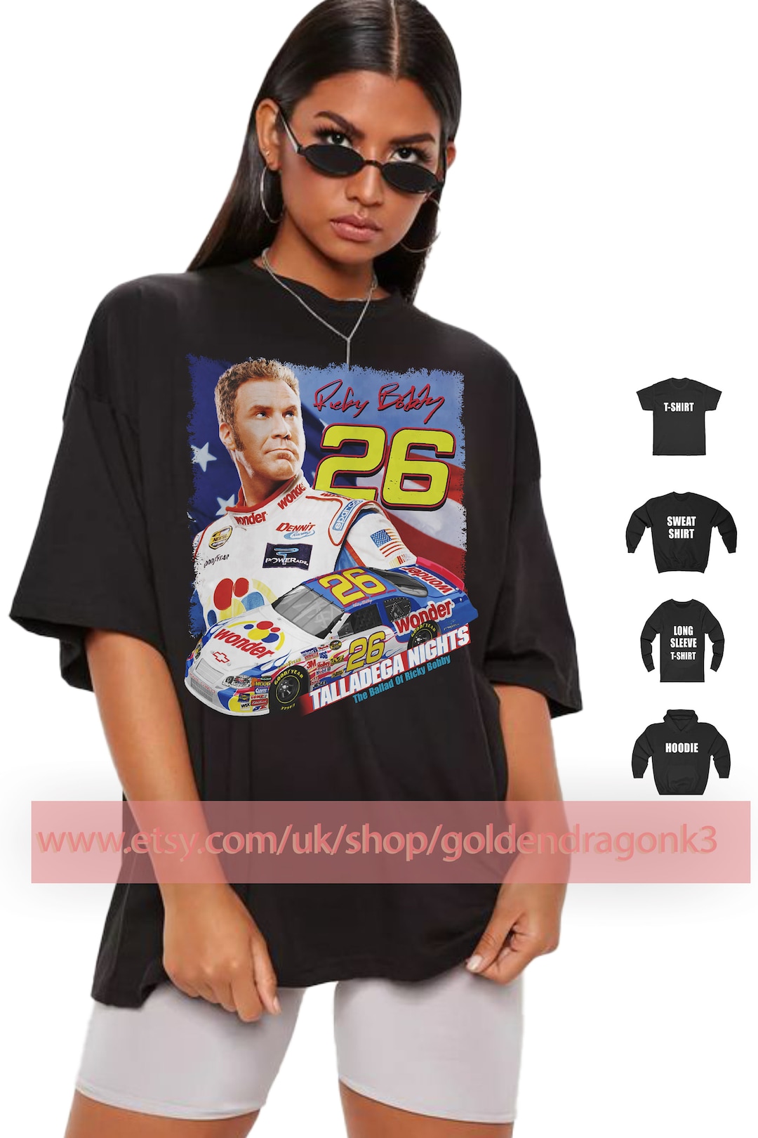 Talladega Nights Ricky Bobby Racing Shirt Nascar Tee - Etsy