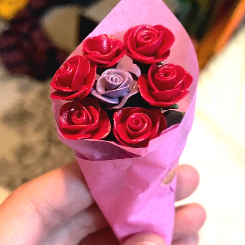 Tiny Red Roses Real - Etsy