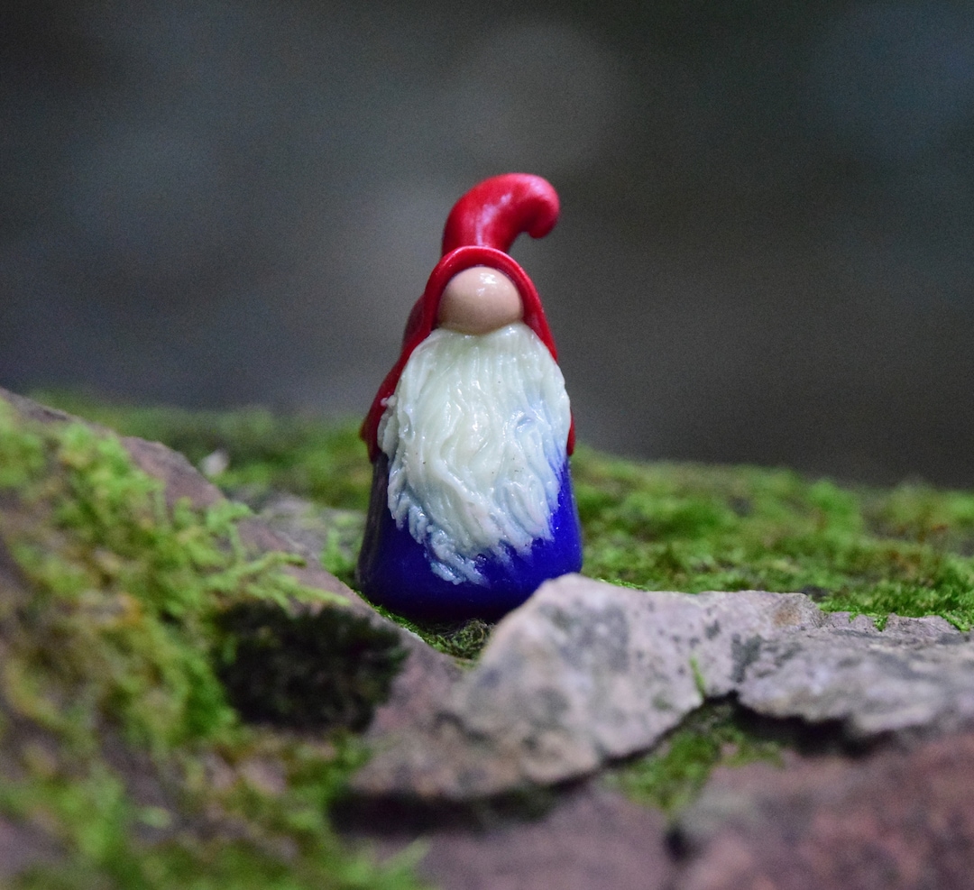 Miniature Gnome, Handmade Tiny Gnome, Gnome Figurine, Garden Gnome - Etsy