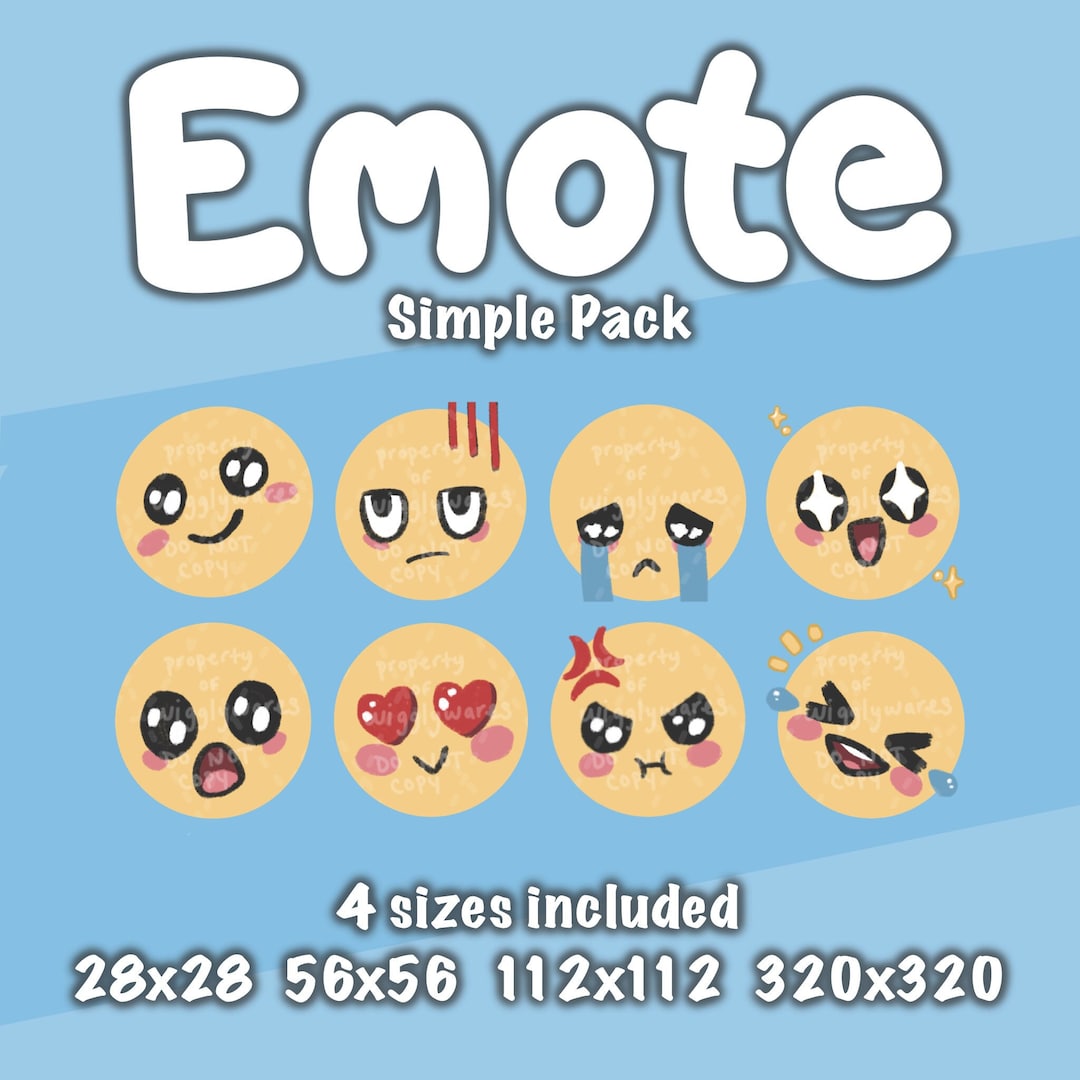 Digital Emojis / Twitch / Discord / Kick / Messaging / Digital - Etsy