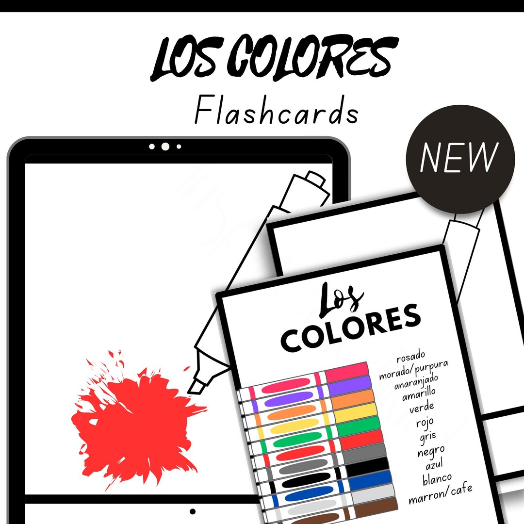 Colors Spanish & English Bilingual Montessori Printable Color ...