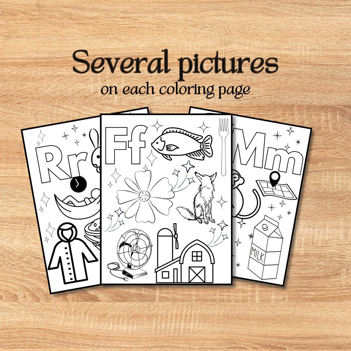 Alphabet Letters Coloring Pages Printable Abc Color Pages, Coloring ...