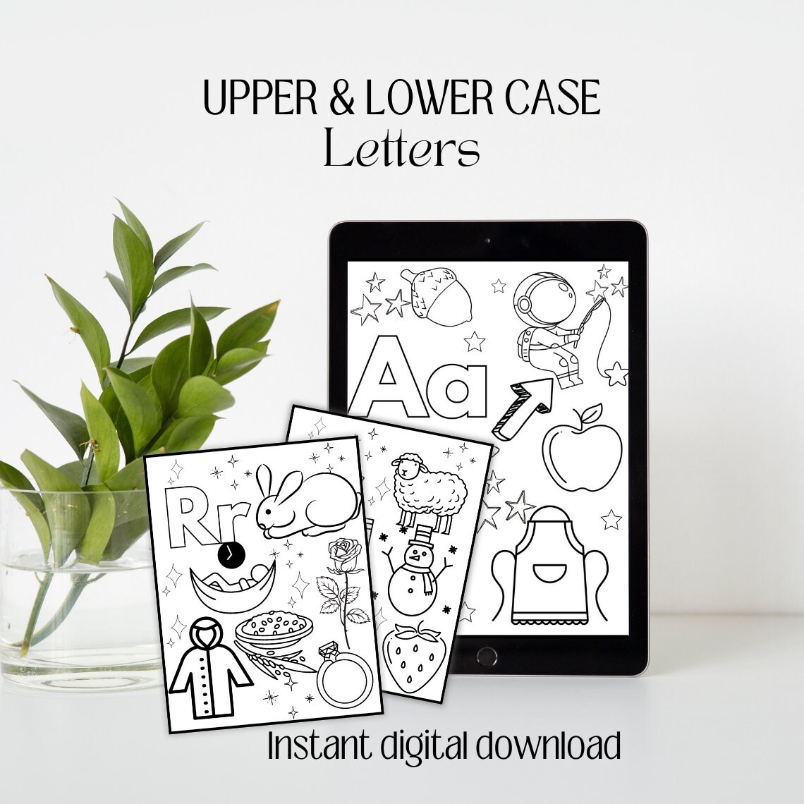 Alphabet Letters Coloring Pages Printable Abc Color Pages, Coloring ...