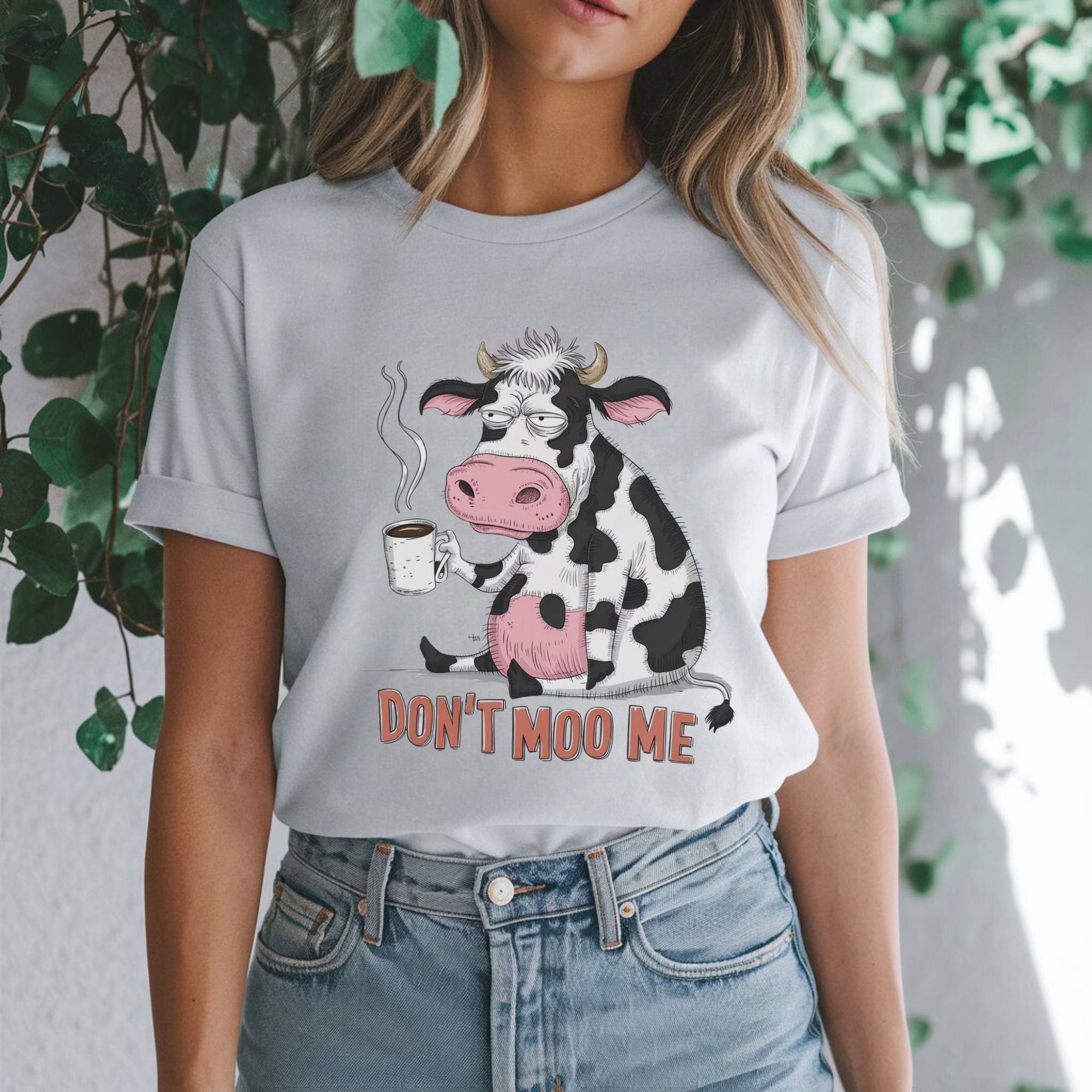 Don't Moo Me Funny Cow PNG, Sarcastic Cow PNG SVG Clipart for Shirt ...
