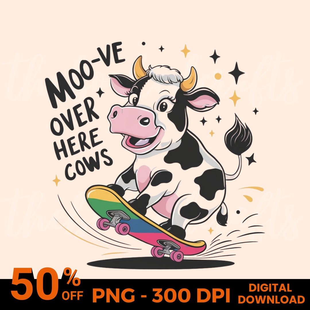 Funny Cow PNG, Sarcastic Cow PNG SVG Clipart for Shirt Designs ...