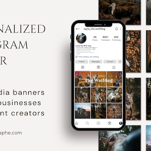 Custom Personalized Instagram Banner for Pinned Post Template ...