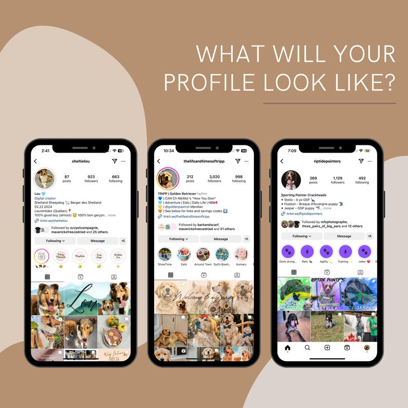 Custom Personalized Instagram Banner for Pinned Post Template Ready to ...