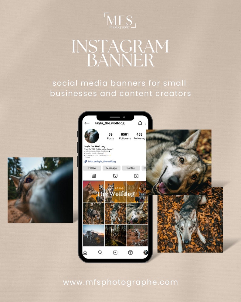 Custom Personalized Instagram Banner for Pinned Post Template ...