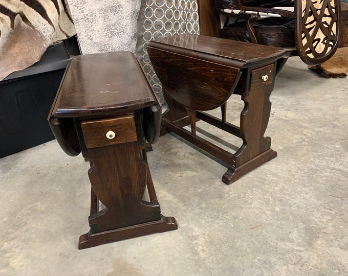 Ethan & Allen Old Tavern Pine Drop Leaf Table - Etsy