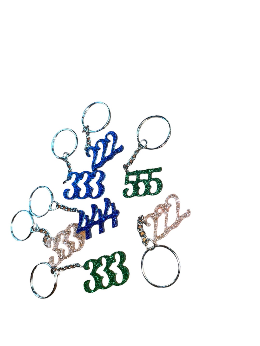 Angel Number Keychain, Personalized Keychain, Custom Keychain - Etsy