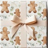 Gingerbread Man Wrapping Paper Gingerbread Man, Gingerbread Houses Gift ...