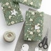 Sage Green Wrapping Paper Elegant Wrapping Paper, Green Wrapping Paper ...
