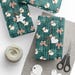 Christmas Mouse Wrapping Paper Roll Cute Xmas Mouse Wrapping Paper ...