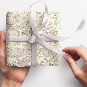 Vintage French Toile Wrapping Paper Paper Elegant Wedding Wrapping ...