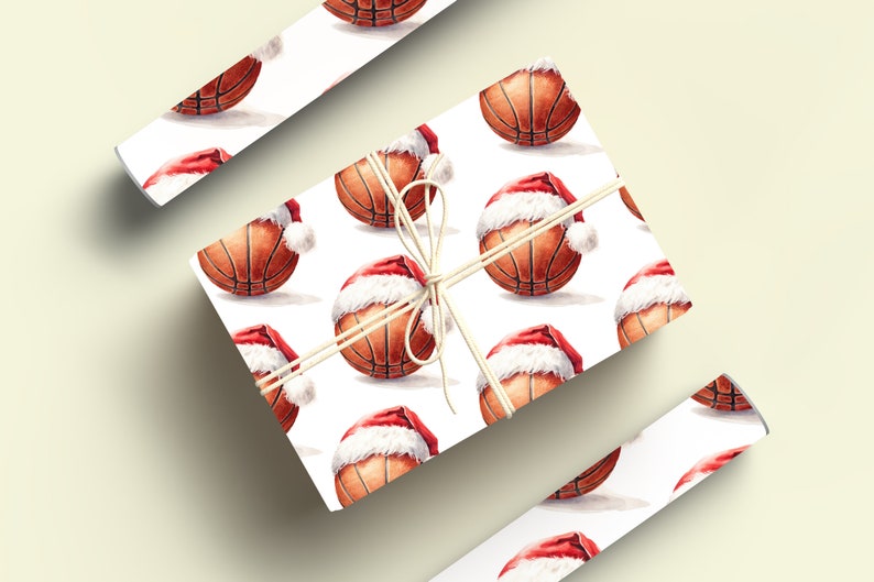 Basketball Wrapping Paper Roll Basketball Christmas Basketball Gift ...