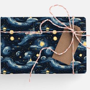 Wizard Wrapping Paper Dark Academia Wrapping Paper Roll Wizard Birthday ...