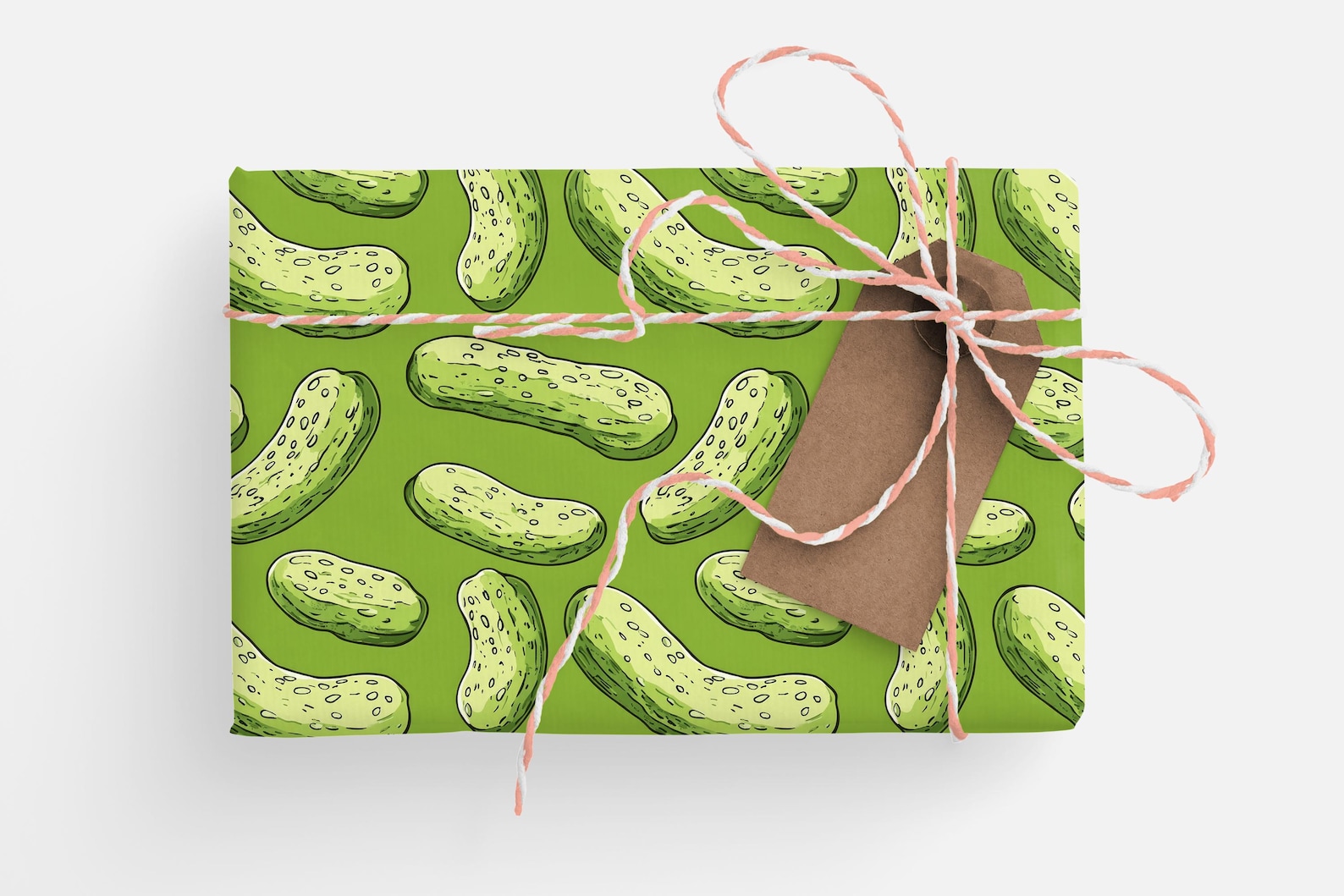 Pickle Wrapping Paper Roll Gift Wrapping Roll Pickle Lovers Gift Wrap ...