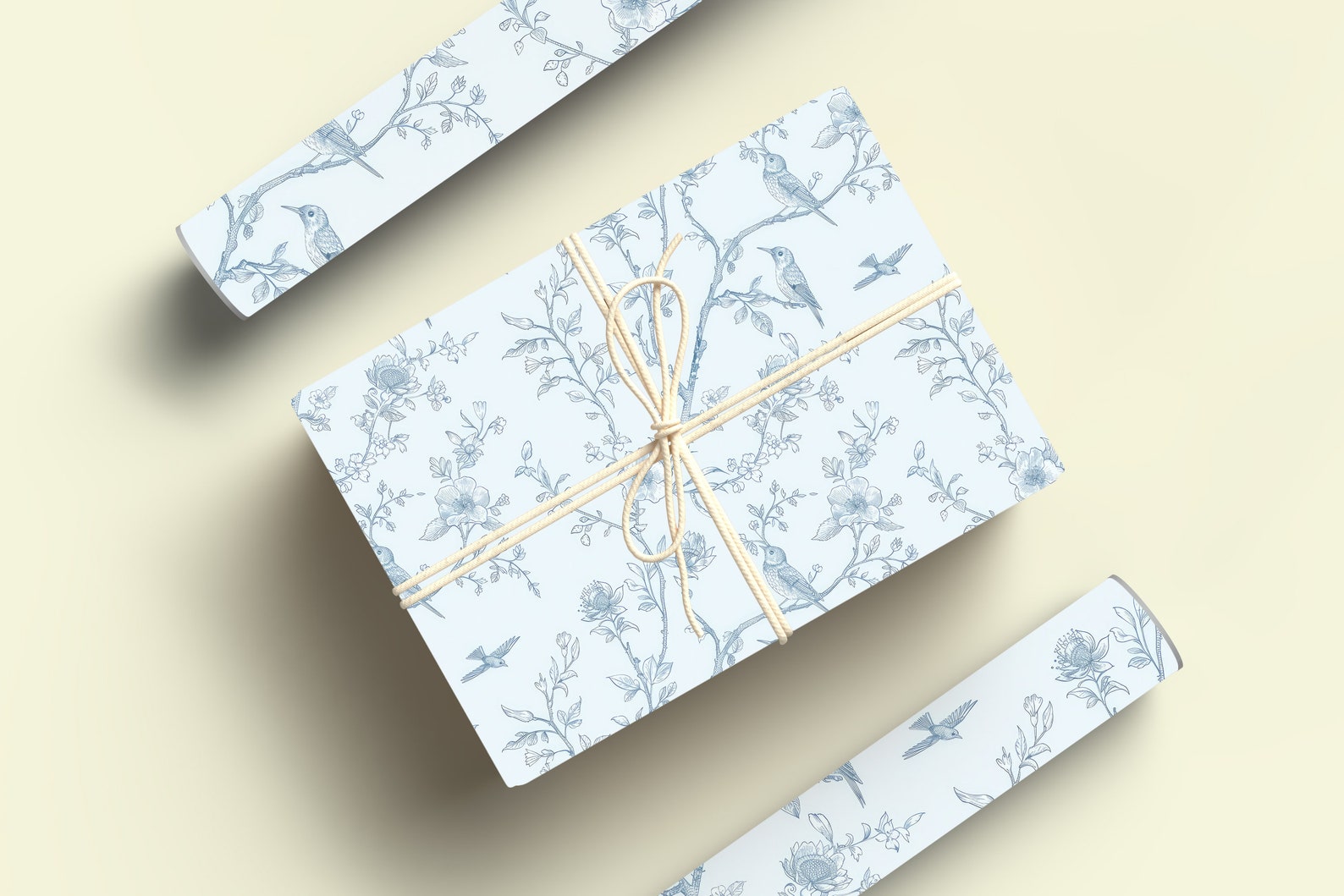 Boy Baby Shower Gift Wrap, Boy Baby Shower Wrapping Paper, Light Blue ...