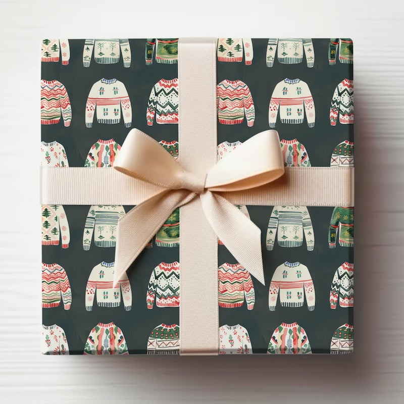 Funny Christmas Wrapping Paper - Etsy