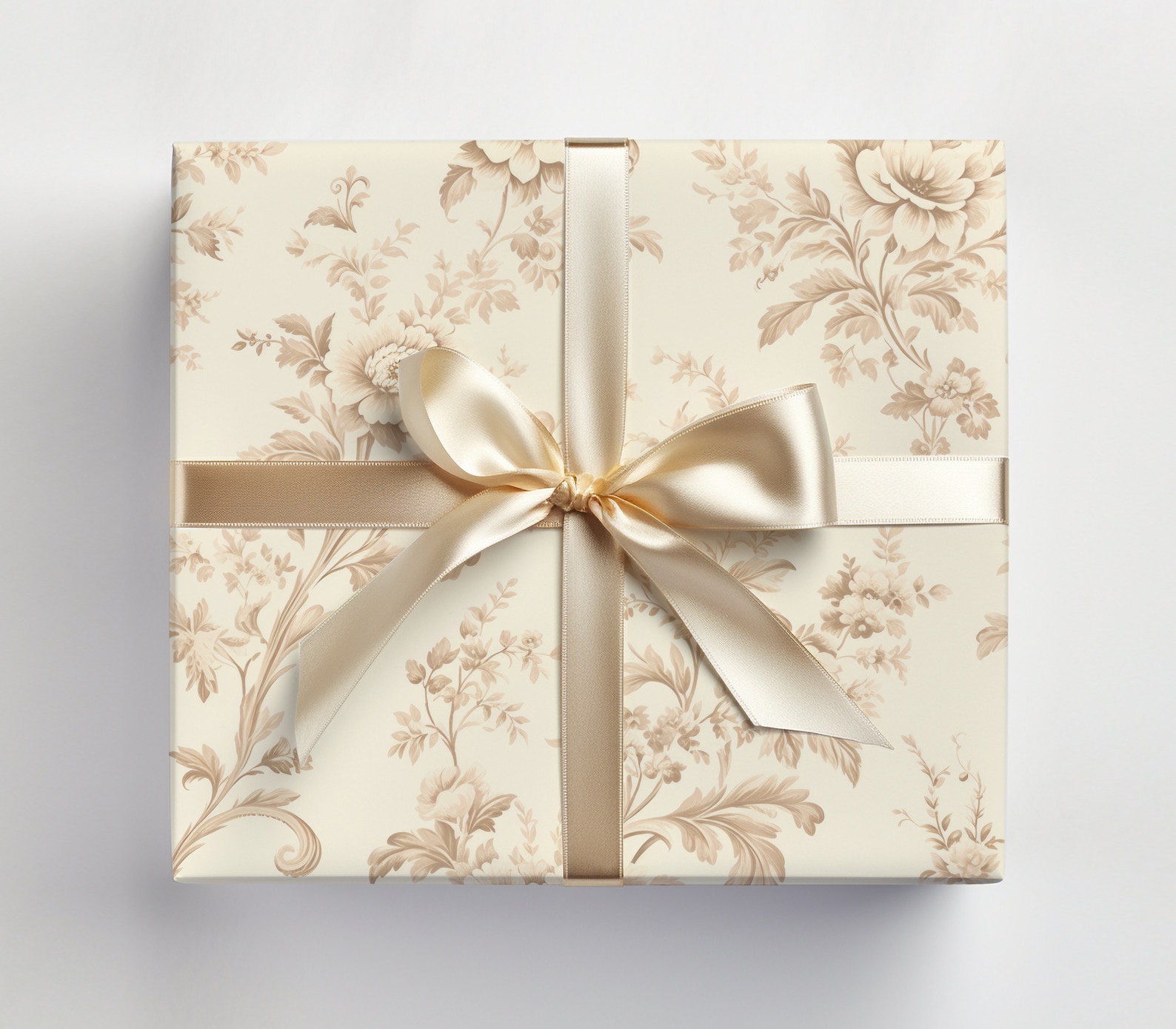 Ivory Wrapping Paper Victorian Wrapping Paper Roll, White Wedding ...