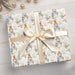 Vintage Rabbit Wrapping Paper Roll Vintage Rabbit Baby Shower Gift Wrap ...