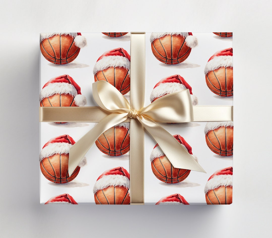 Basketball Wrapping Paper Roll Basketball Christmas Basketball Gift ...
