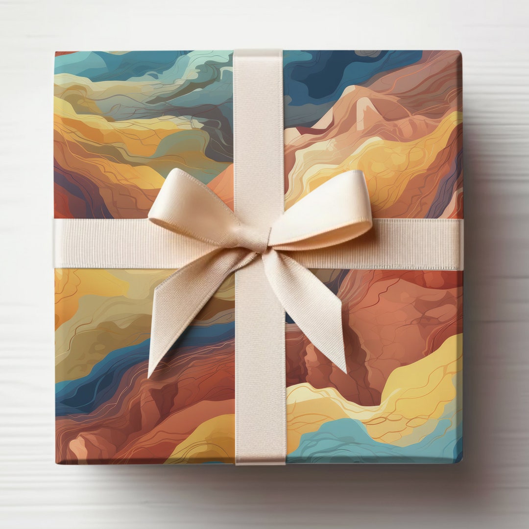 Geology Wrapping Paper Roll Geologist Wrapping Paper, Geology Gift Wrap ...