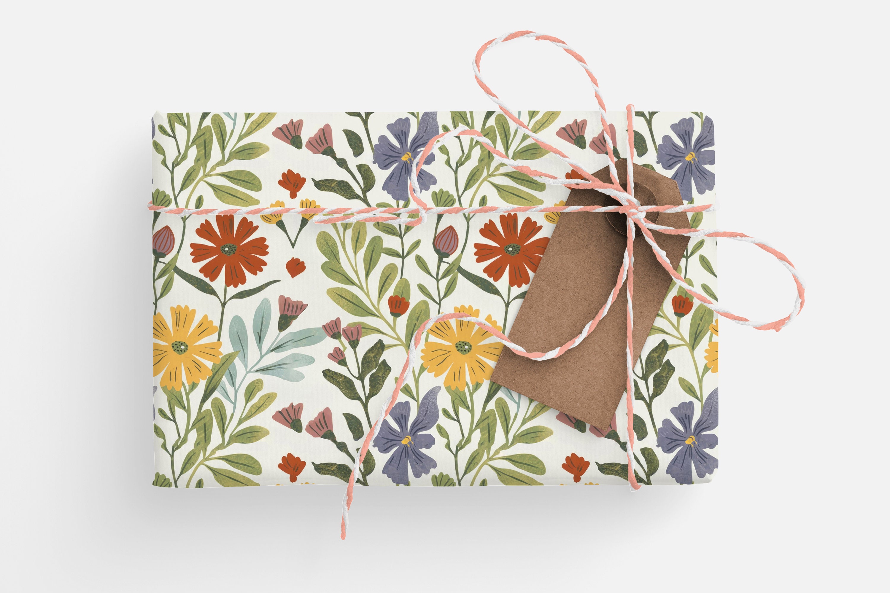 1970s Daisy Gift Wrap, 70s Daisy Wrapping Paper Roll, Cute 70s Floral ...