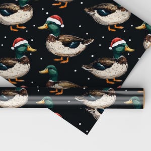 Mallard Duck Wrapping Paper Roll Duck Hunting Gift Wrapping Roll ...