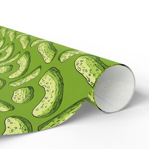 Pickle Wrapping Paper Roll Gift Wrapping Roll Pickle Lovers Gift Wrap ...
