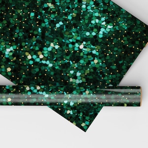 Green Glitter Wrapping Paper Roll Green Glitter, Glittery Wrapping ...