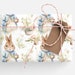Vintage Rabbit Wrapping Paper Roll Vintage Rabbit Baby Shower Gift Wrap ...