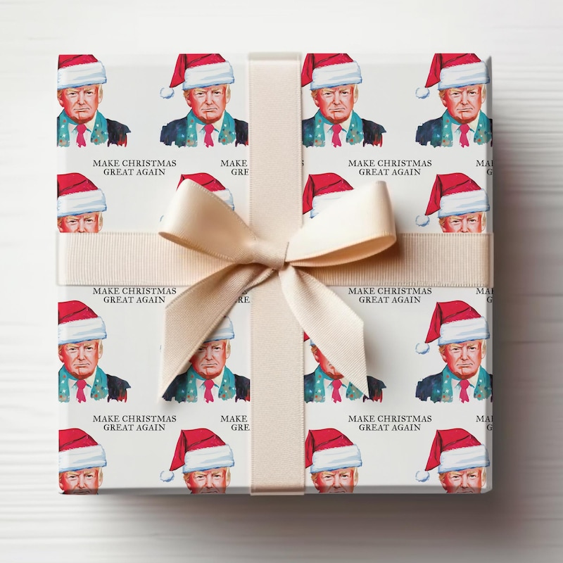Trump Wrapping Paper - Etsy