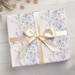 Vintage Chinoiserie Wrapping Paper With Oriental Bird, Dainty Blue ...