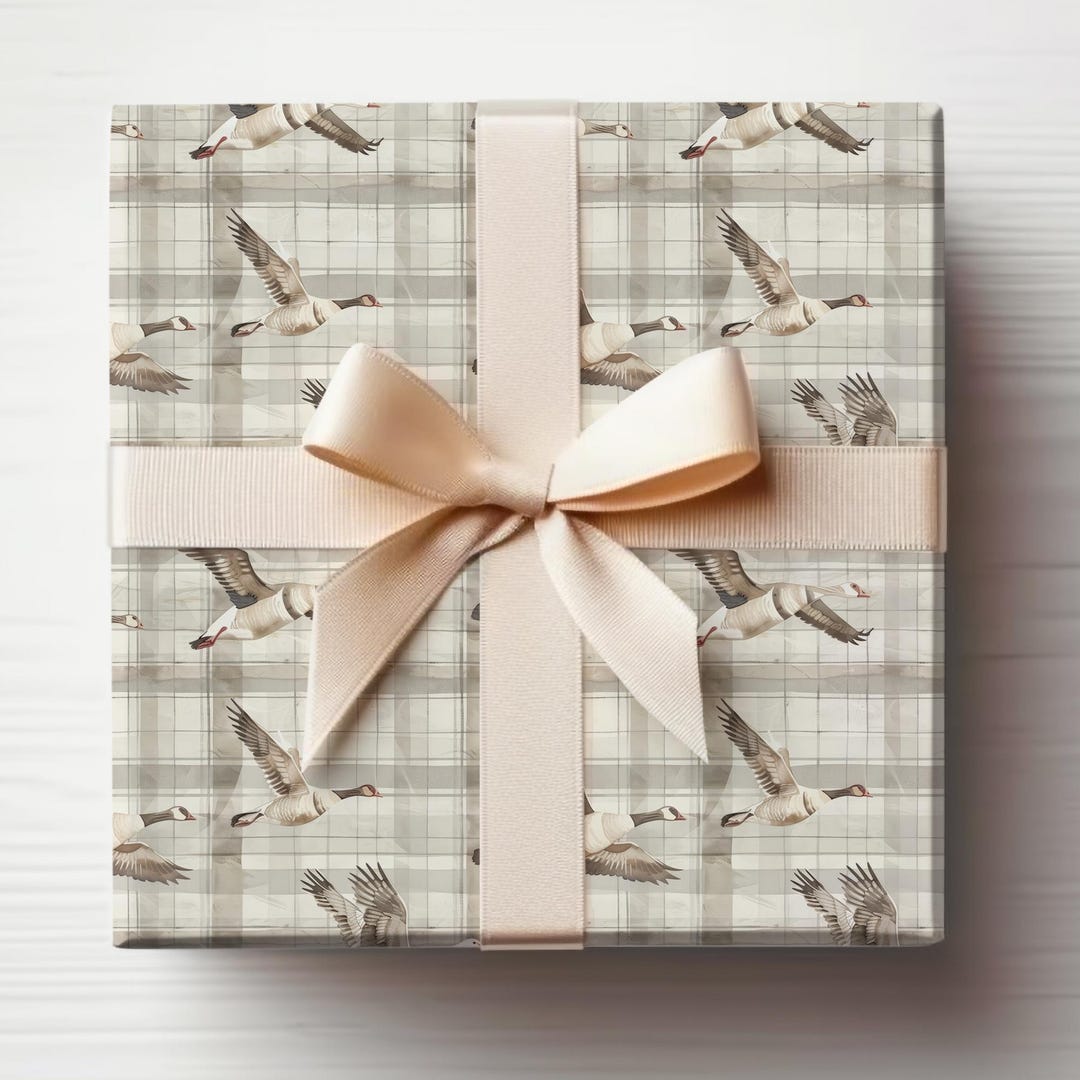 Duck Hunting Wrapping Paper Roll Hunting Gift Wrap Roll Mallard Ducks ...