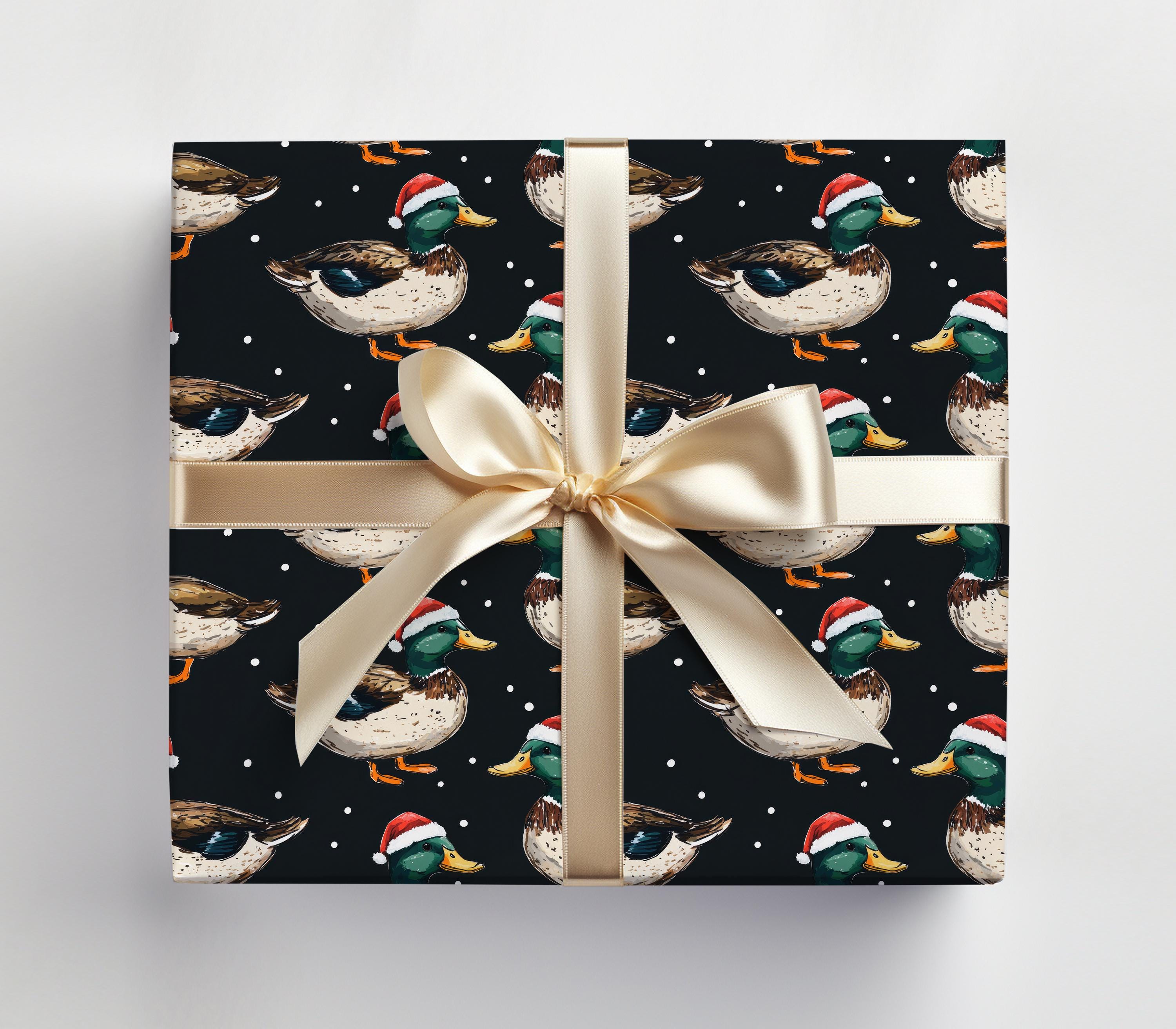 Mallard Duck Wrapping Paper Roll Duck Hunting Gift Wrapping Roll ...