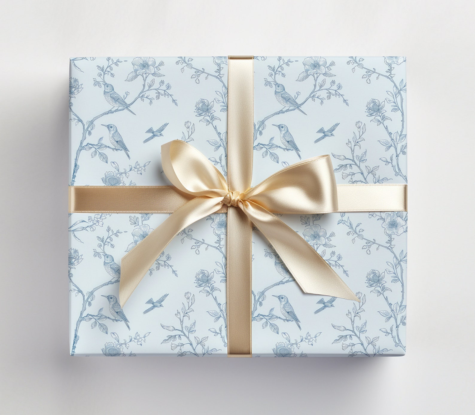 Boy Baby Shower Gift Wrap, Boy Baby Shower Wrapping Paper, Light Blue ...