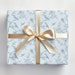 Boy Baby Shower Gift Wrap, Boy Baby Shower Wrapping Paper, Light Blue ...