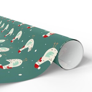 Christmas Chicken Wrapping Paper Cute Chickens Gift Wrap Roll, Funny ...
