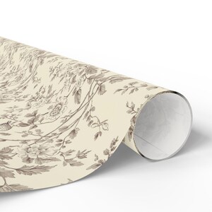 Vintage French Toile Wrapping Paper Paper Elegant Wedding Wrapping ...