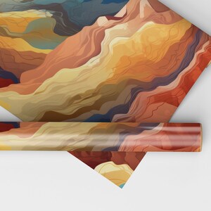 Geology Wrapping Paper Roll Geologist Wrapping Paper, Geology Gift Wrap ...