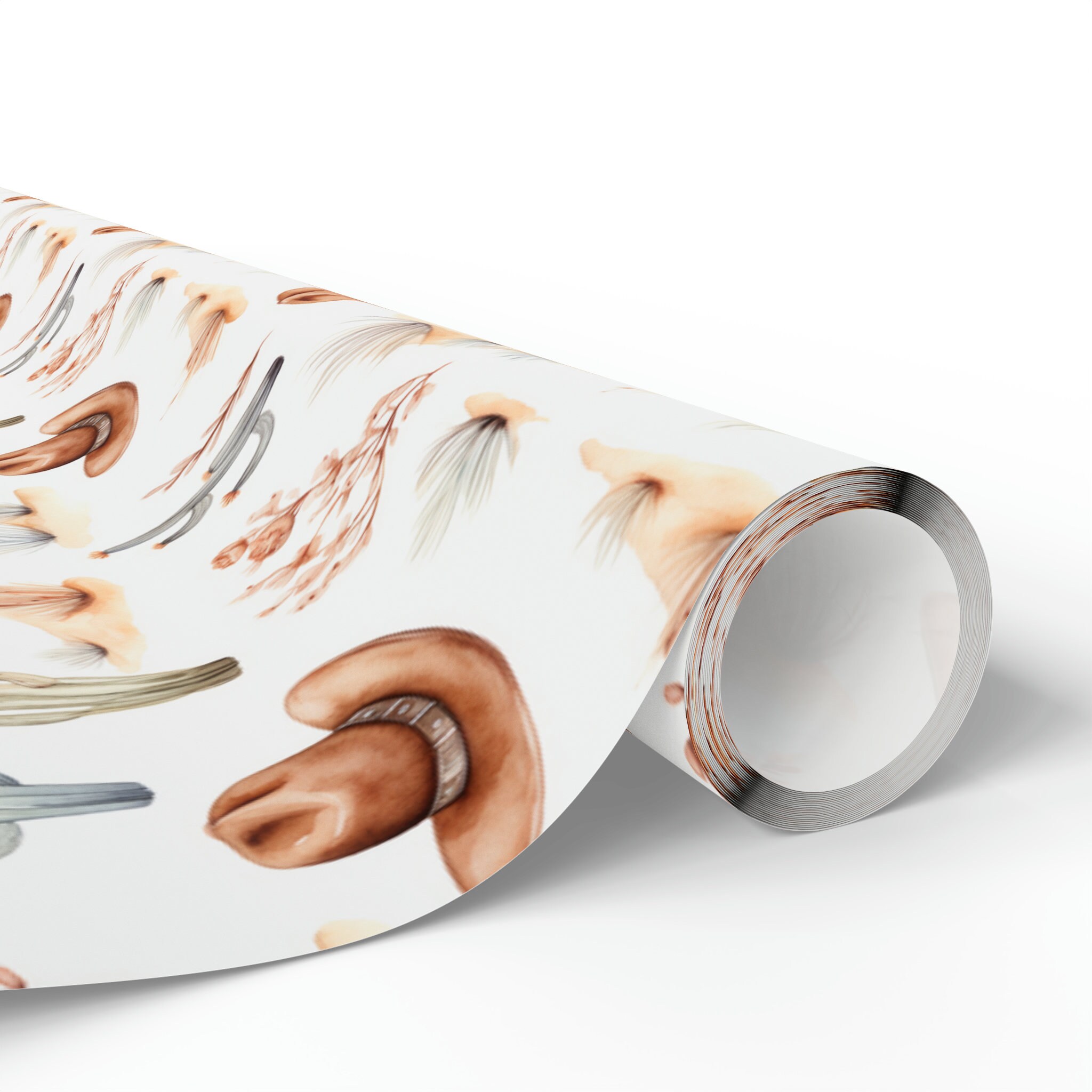 Western Wrapping Paper Roll, Cowboy Wrapping Paper Western Design ...