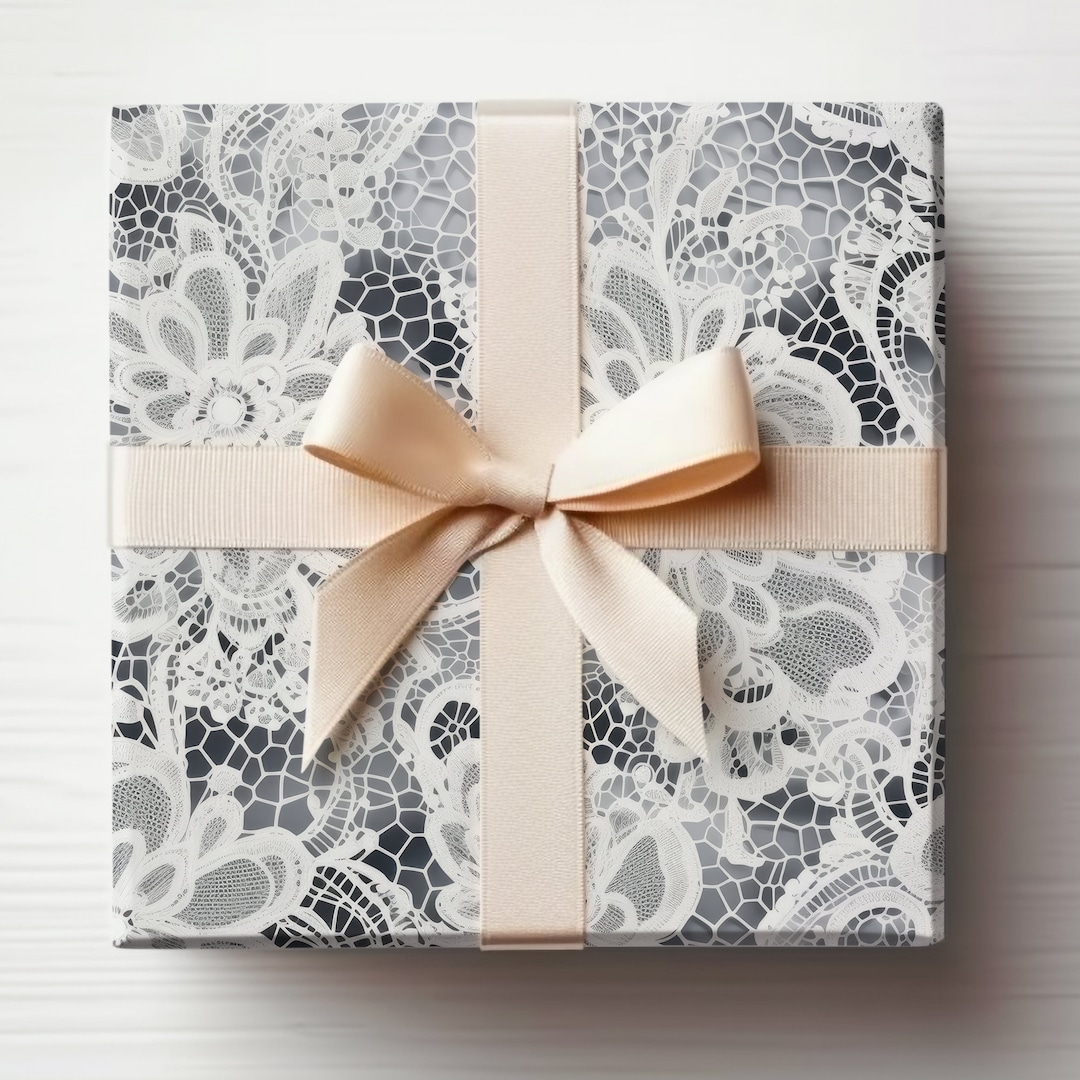 Elegant Wrapping Paper Lace Wrapping Paper Roll Elegant Lace Gift Wrap ...