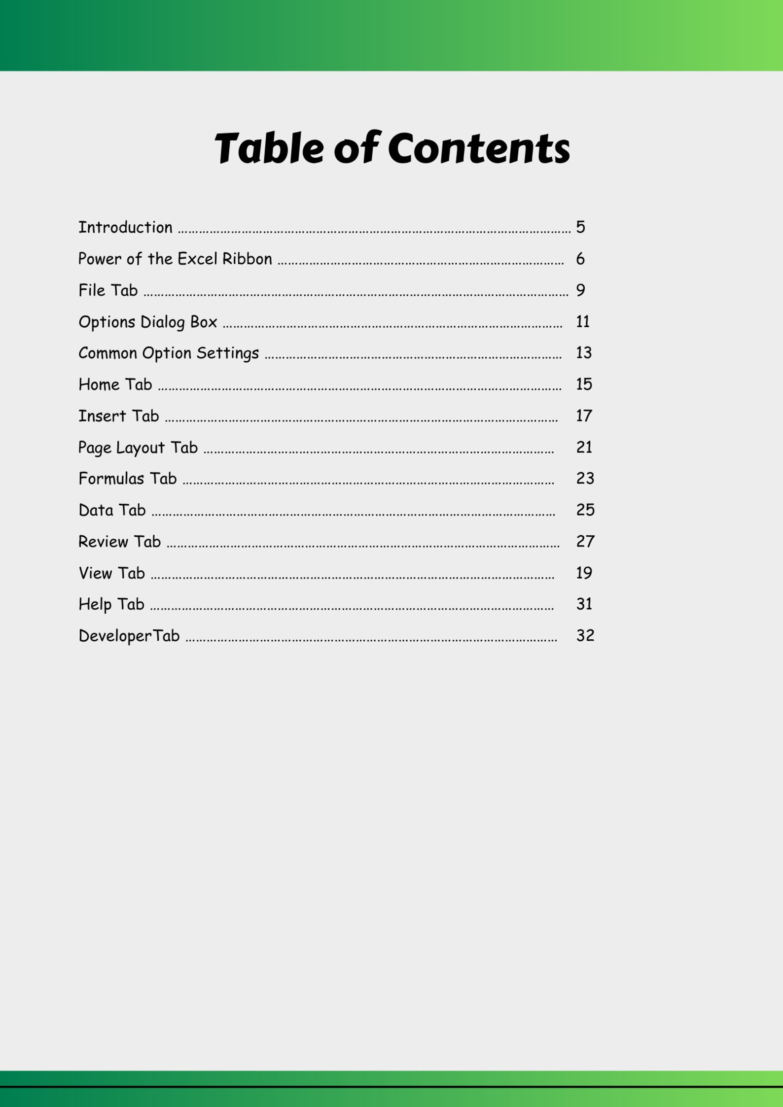 02 Ebook - Excel Workspace and Ribbon, Learn Excel Today, Excel Tutorial Chapter 2, Short ...